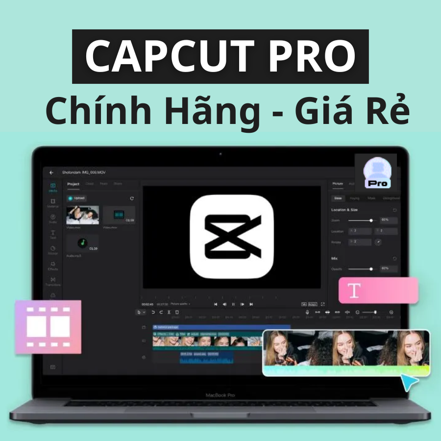 DỊCH VỤ CAPCUT PRO LÊN CHÍNH CHỦ TỪ 6M ĐẾN 1Y - Tạp hóa MMO