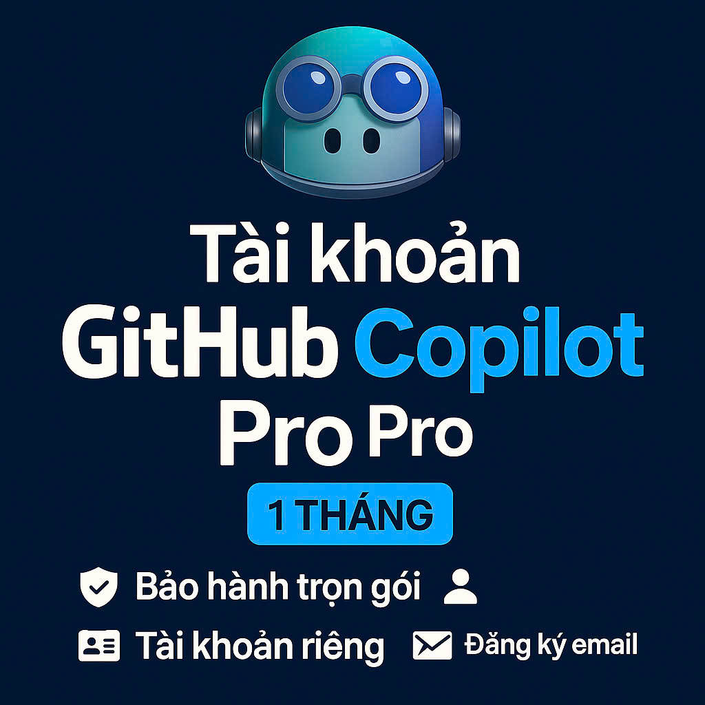 GitHub Copilot Pro Đăng Kí Chính Chủ, Bảo Hành Trọn Gói - Tạp hóa MMO