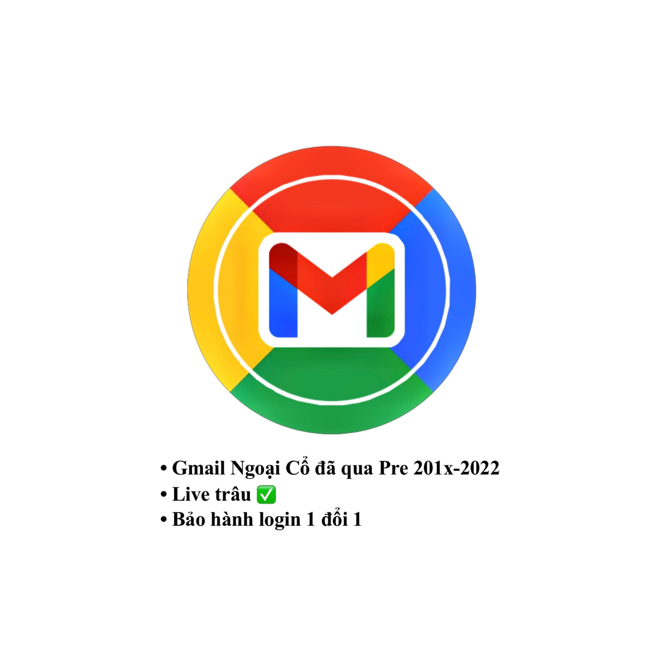 Gmail ngoại ip random đã qua Pre - Live trâu - Tạp hóa MMO
