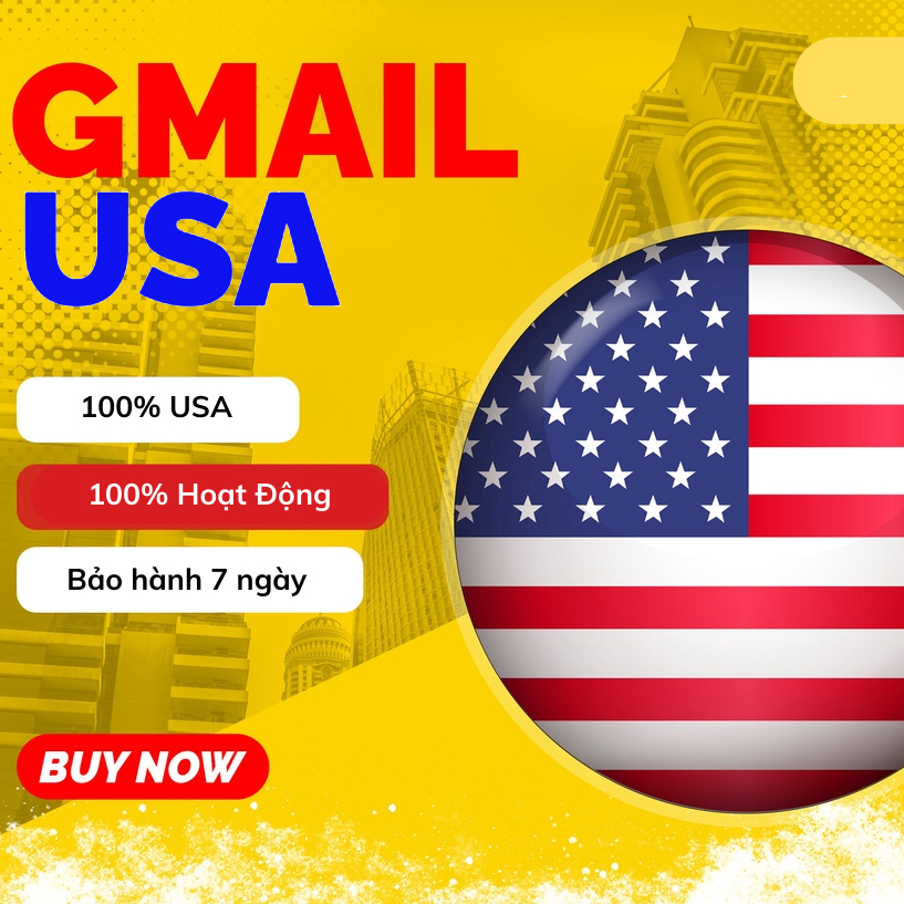 Gmail USA chuẩn ip ( Có thể reg GG voice) - Tạp hóa MMO
