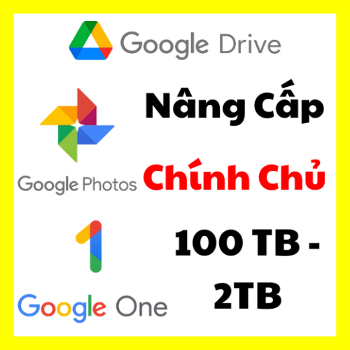 Nâng cấp Google One Drive Photo 2TB Vĩnh Viễn - Mail Chính Chủ - Tạp hóa MMO