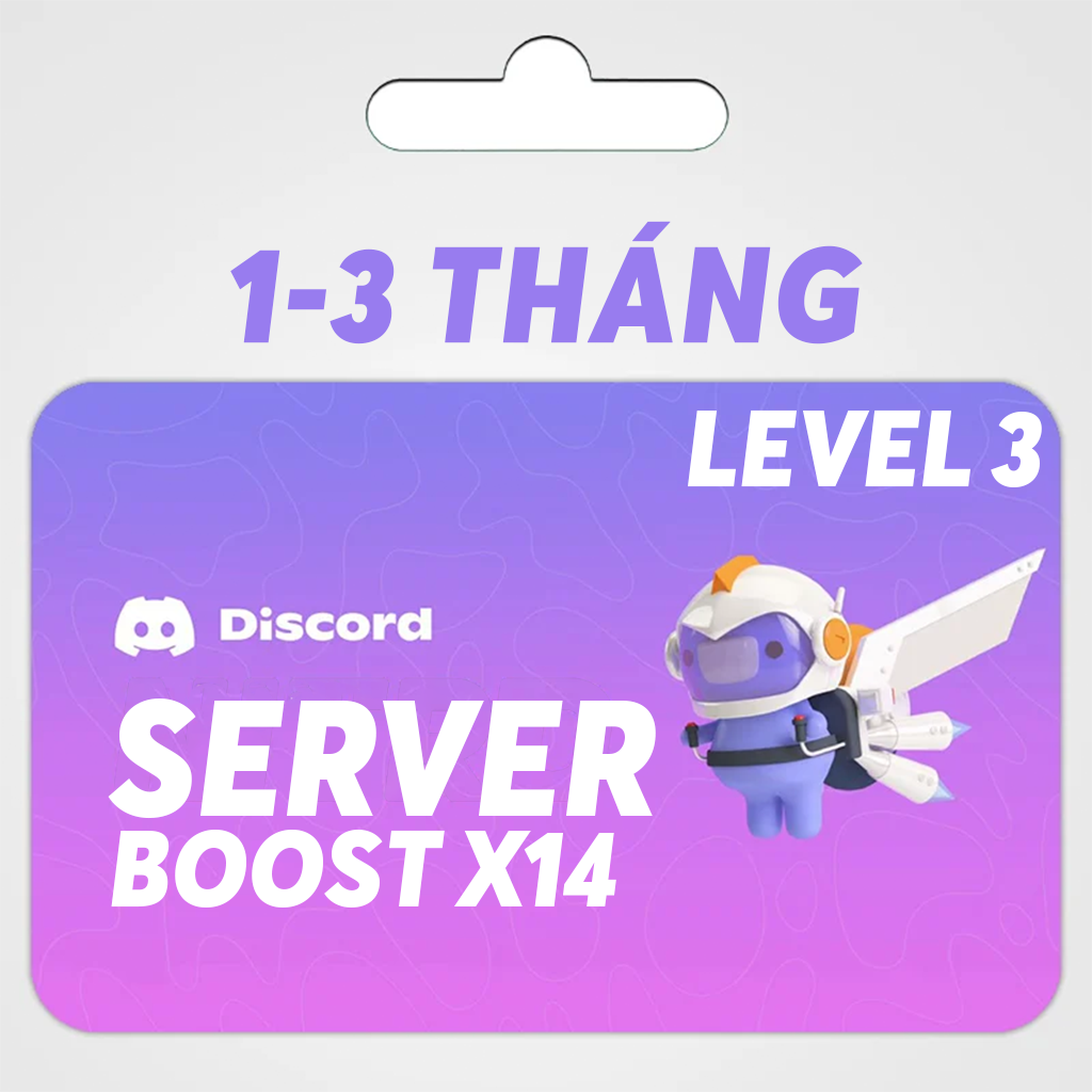 SERVER BOOST X14 Lượt (Level 3) - Tạp hóa MMO
