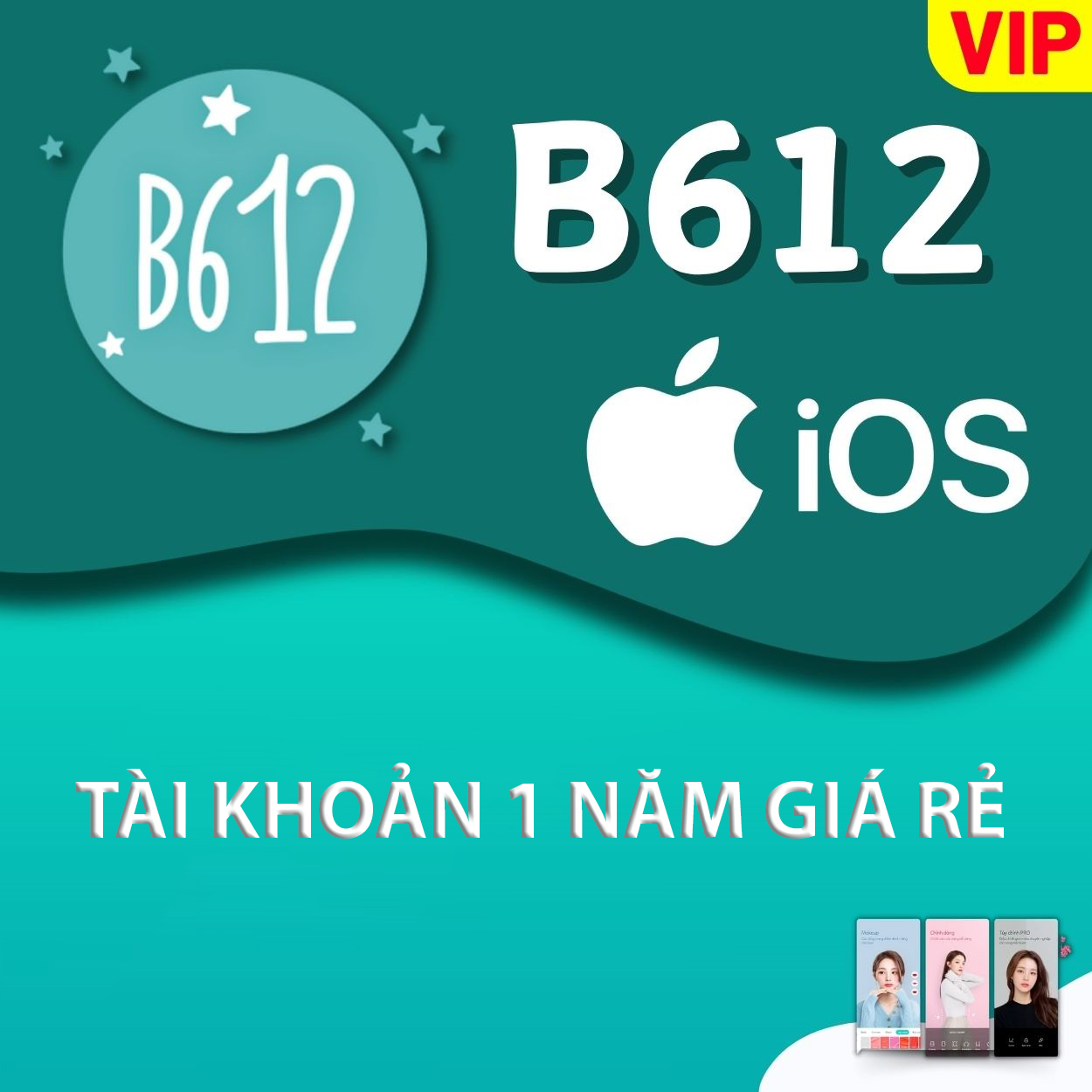 TÀI KHOẢN B612 VIP (DÀNH CHO IOS) THỜI HẠN 1 NĂM ⭐️⭐️⭐️⭐️⭐️ - Tạp hóa MMO