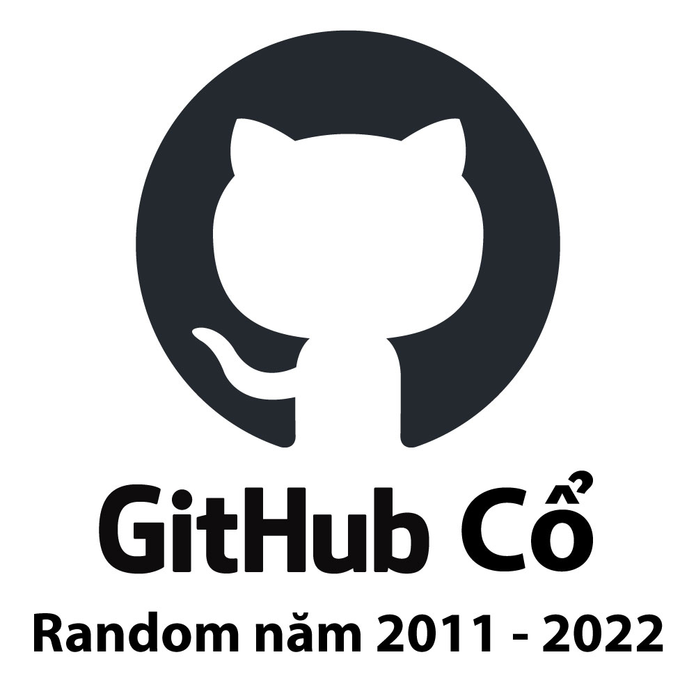 Tài khoản Github cổ random năm từ 2011 đến 2022 - Tạp hóa MMO