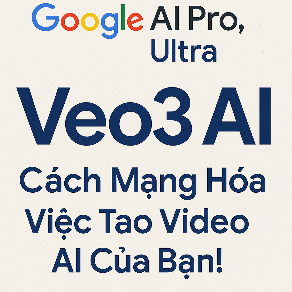 Tài khoản Google Veo3 AI sẵn 1,000 Credit làm video AI - Tạp hóa MMO