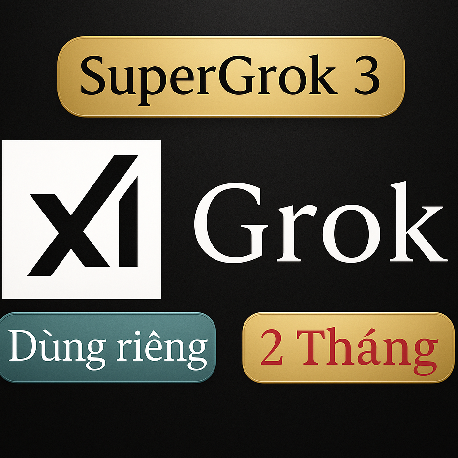 Tài Khoản Super Grok 3 Sài Riêng 2 Tháng Giá Tốt - Tạp hóa MMO